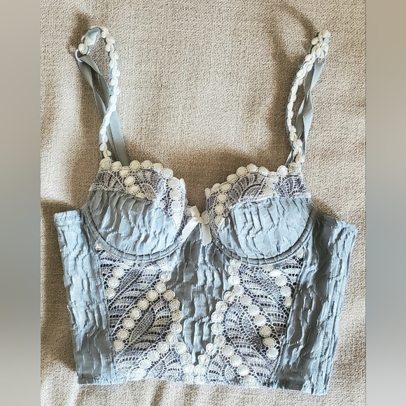 Simone Perele | Intimates & Sleepwear | Vintage Light Blue Lacey ...